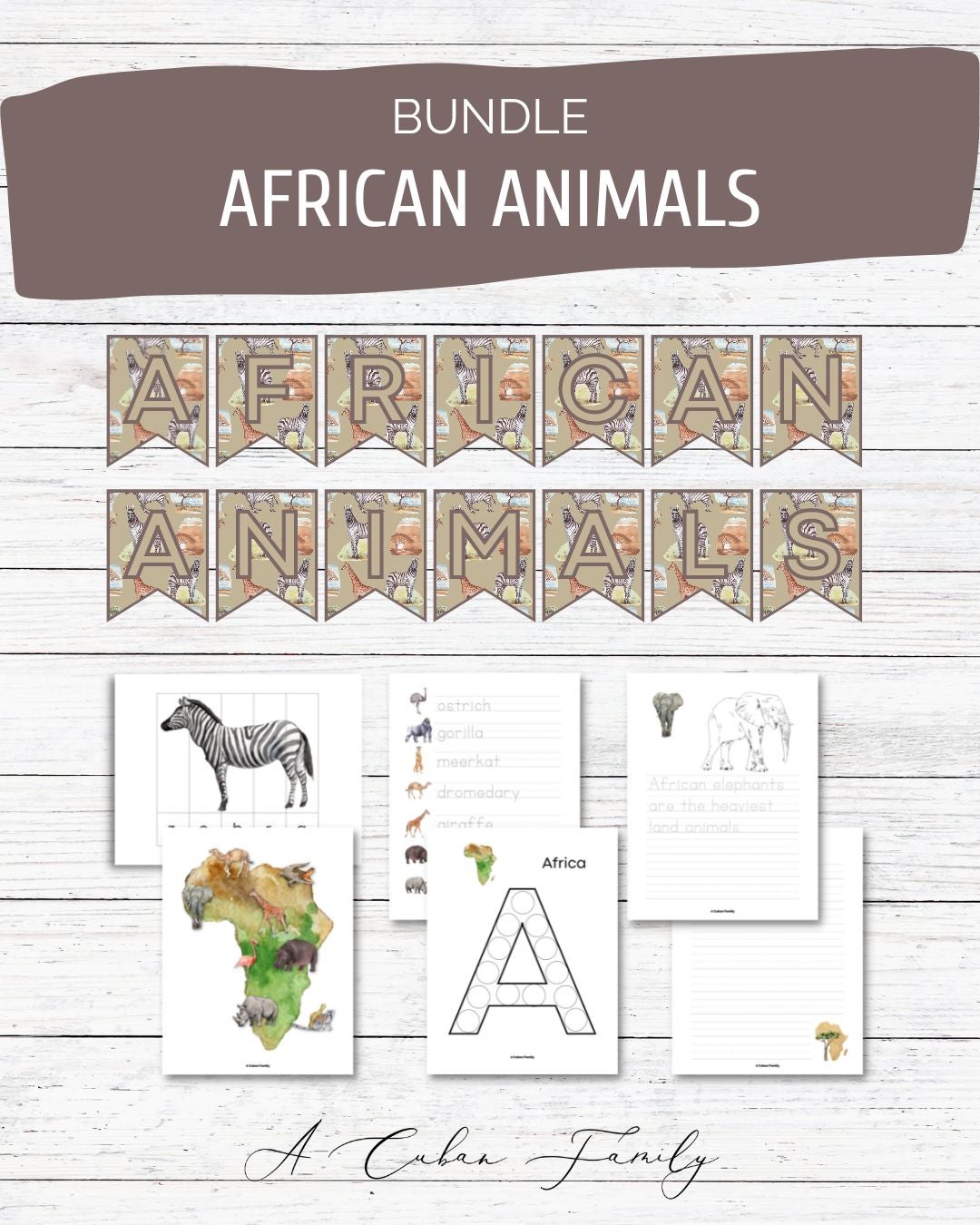 African Animals - Bundle - Payhip