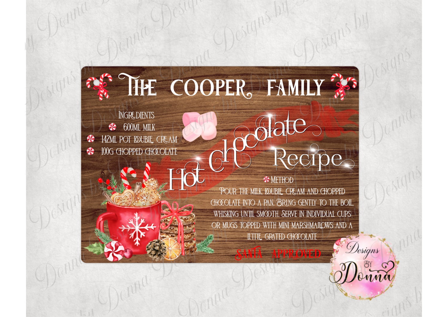 Xmas hot choc board - Payhip