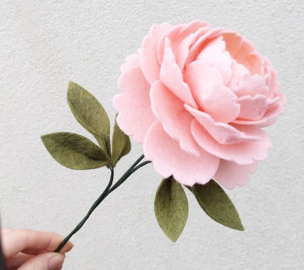 Felt Peony Tutorial - Payhip