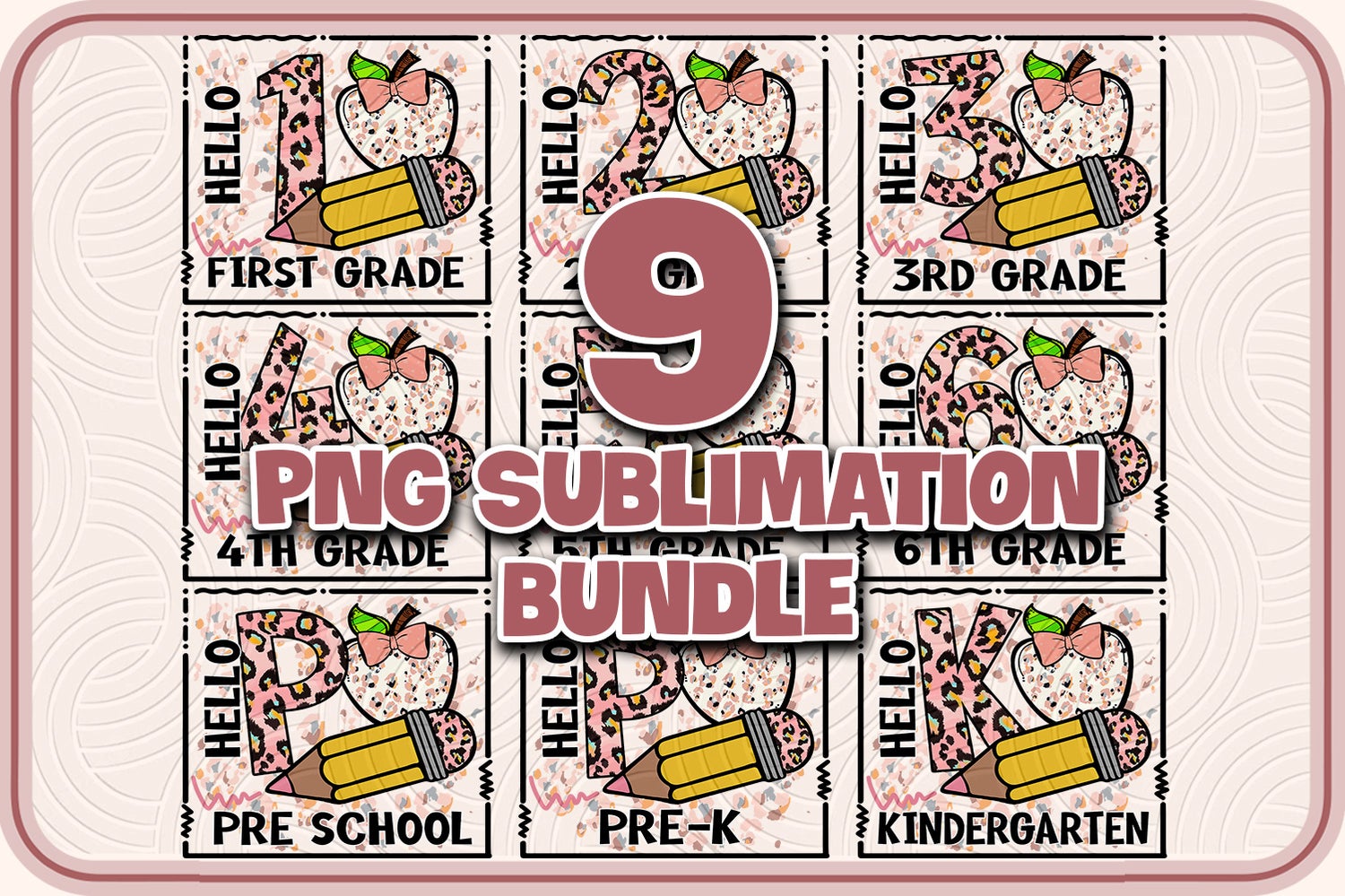 Huge School Grade Bundle, Back To School PNG, Back To School Png, Grade ...