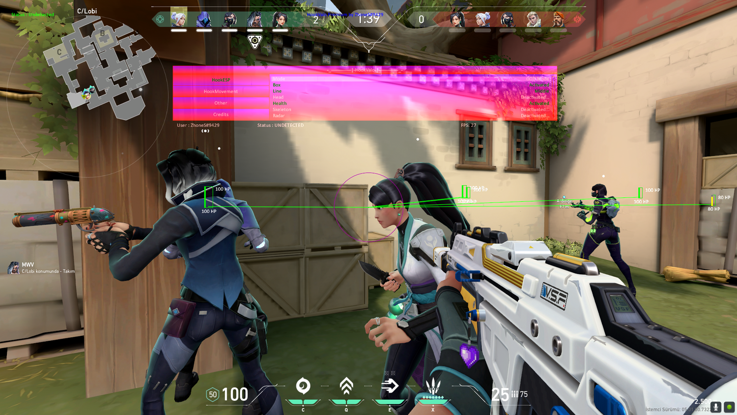 Valorant | External Esp/Aimbot | PACKAGE 5 - Payhip