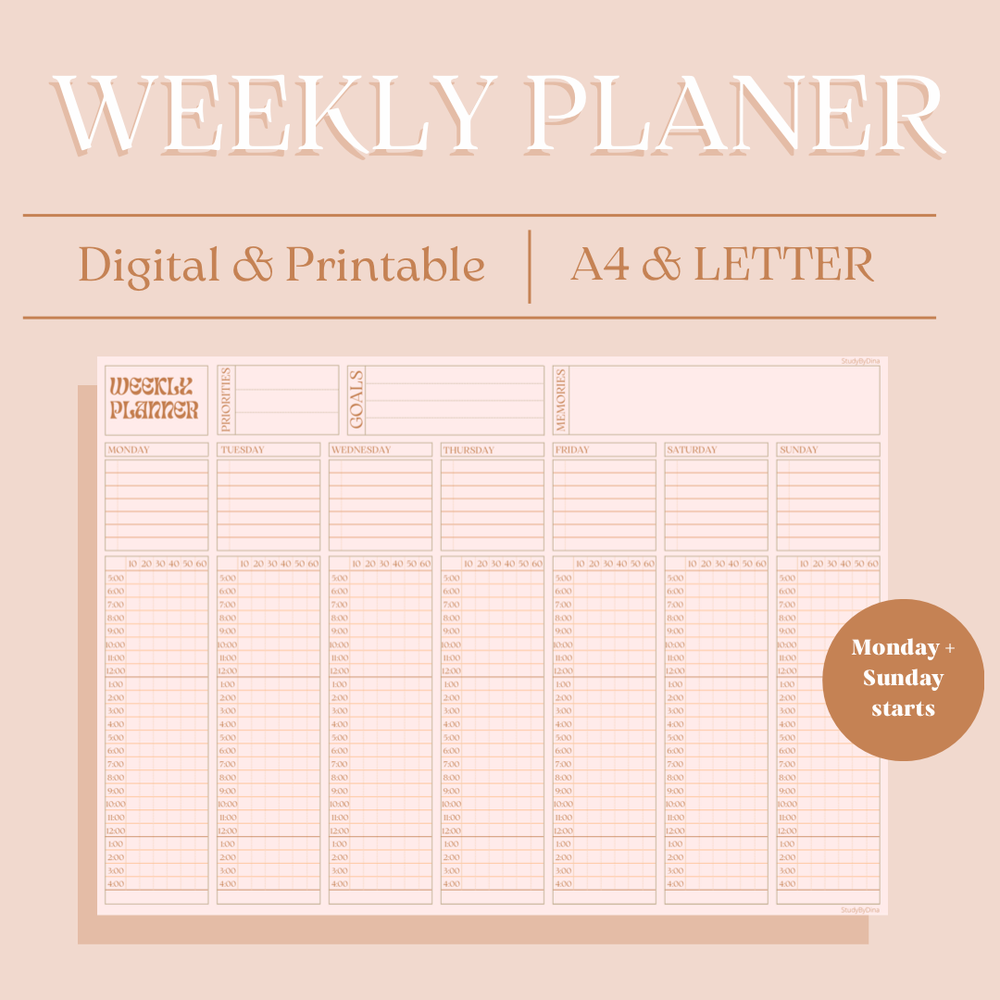 Weekly Planner - Payhip