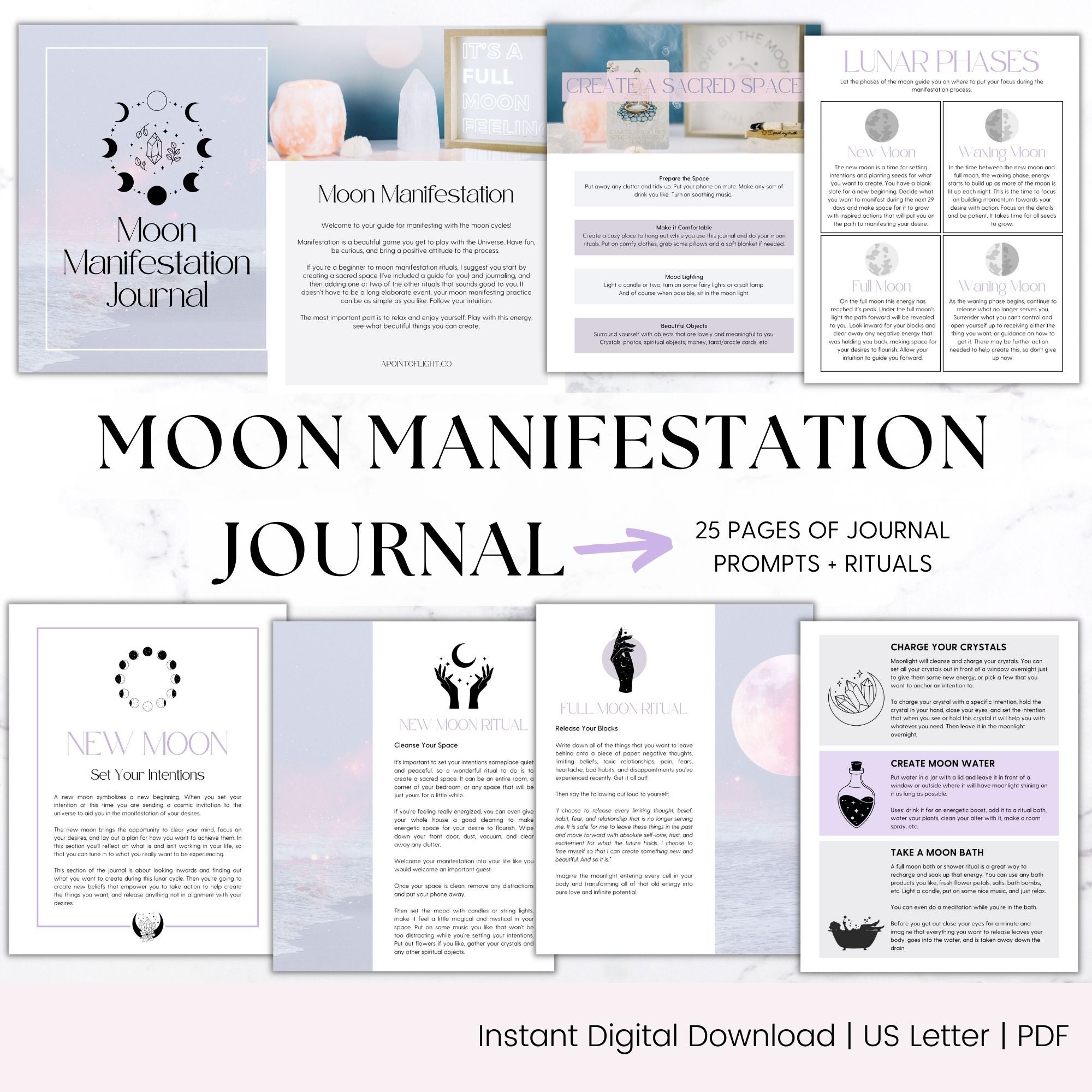 Moon Manifestation Journal - Payhip