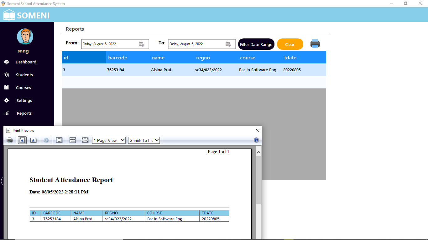 Barcode Student Attendance System ID Card Generator - Payhip