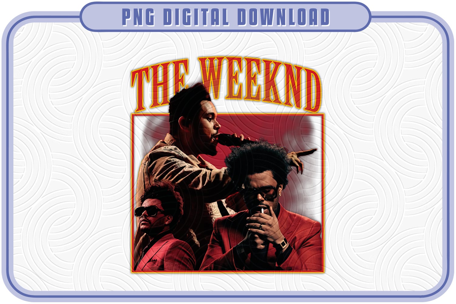 The Weeknd Vintage 90's Design, Digital File download, designs for ...