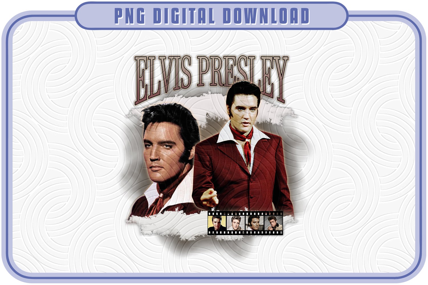 Elvis Presley Vintage 90's Design, Digital File download, designs for ...