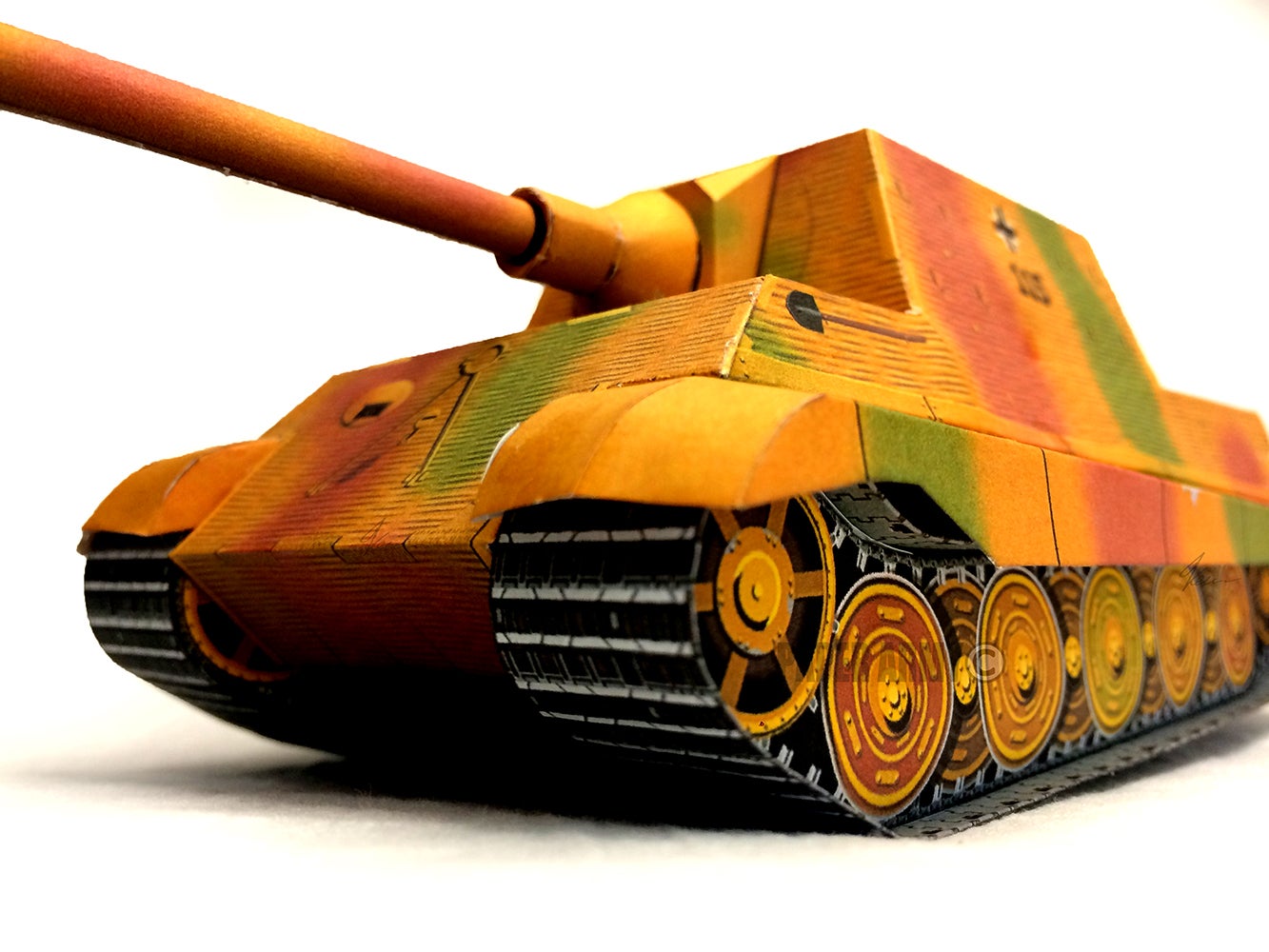 Paper model Jagdtiger WWII Paper army - Payhip