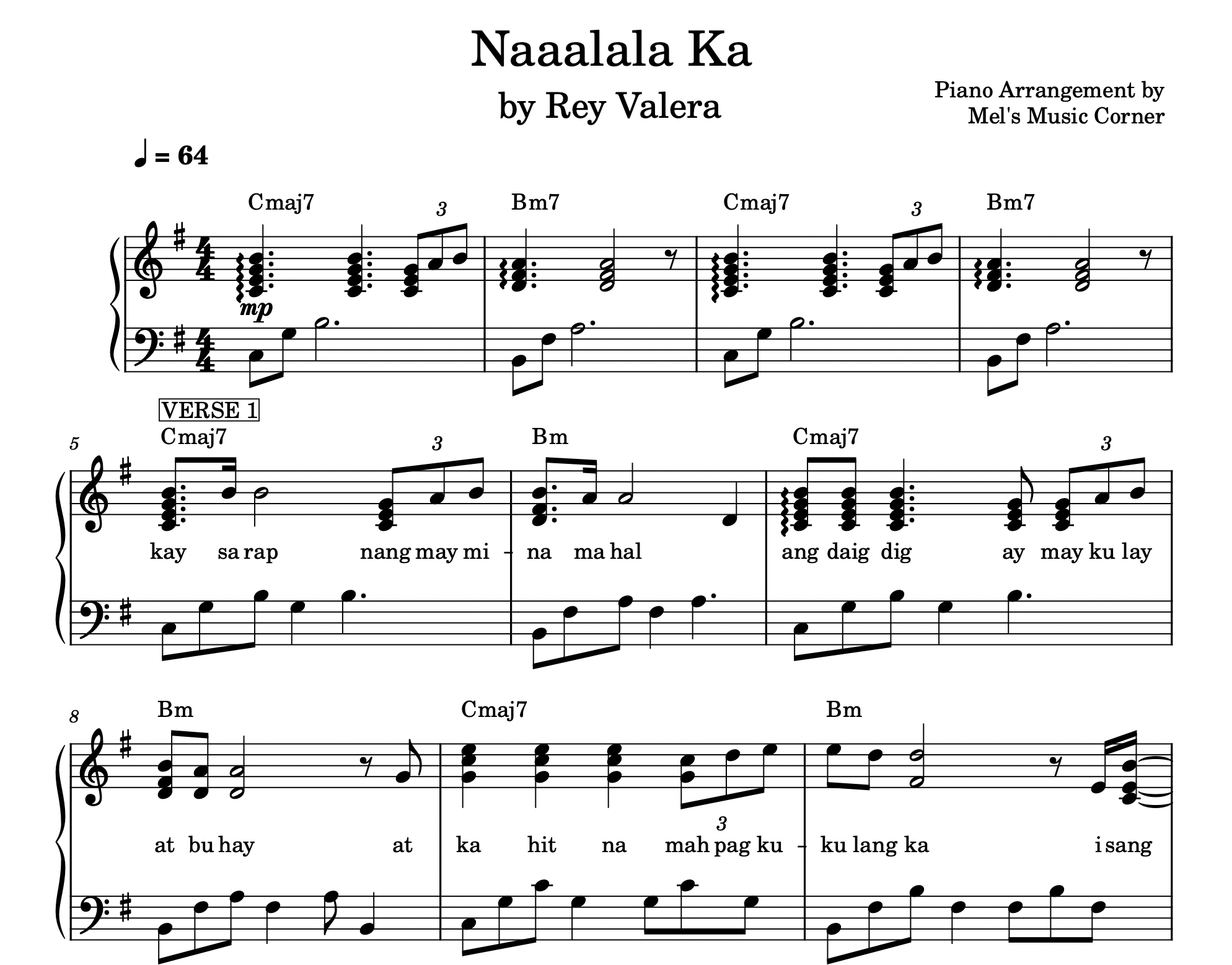 Naaalala ka by Rey Valera sheet music - Payhip