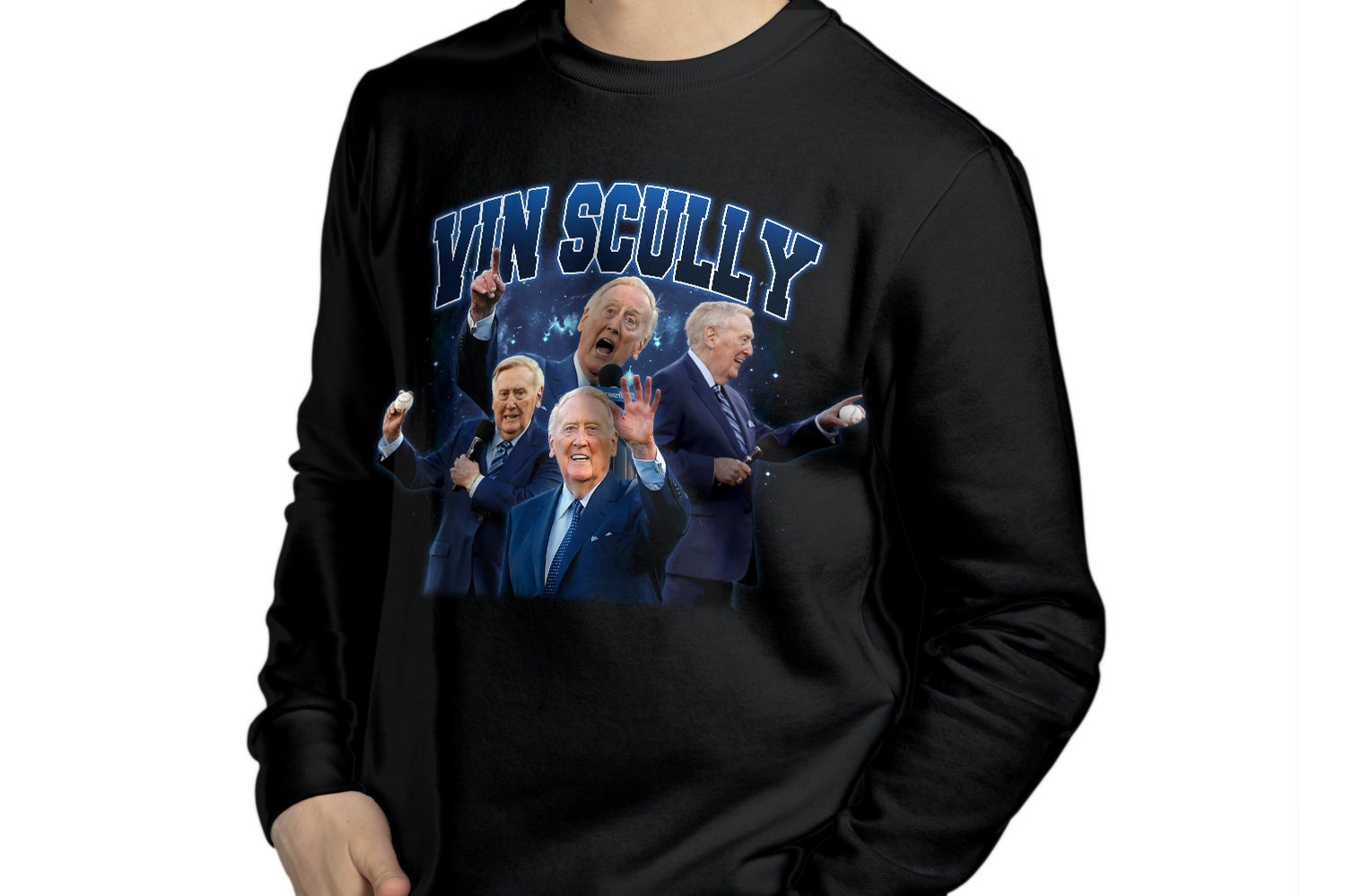 Vin Scully Vintage 90's Design, Digital File download, designs for ...