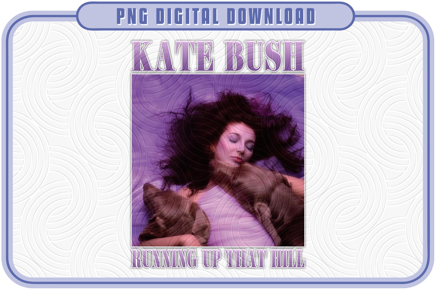Kate Bush Vintage 90's Design, Digital File download, designs for ...