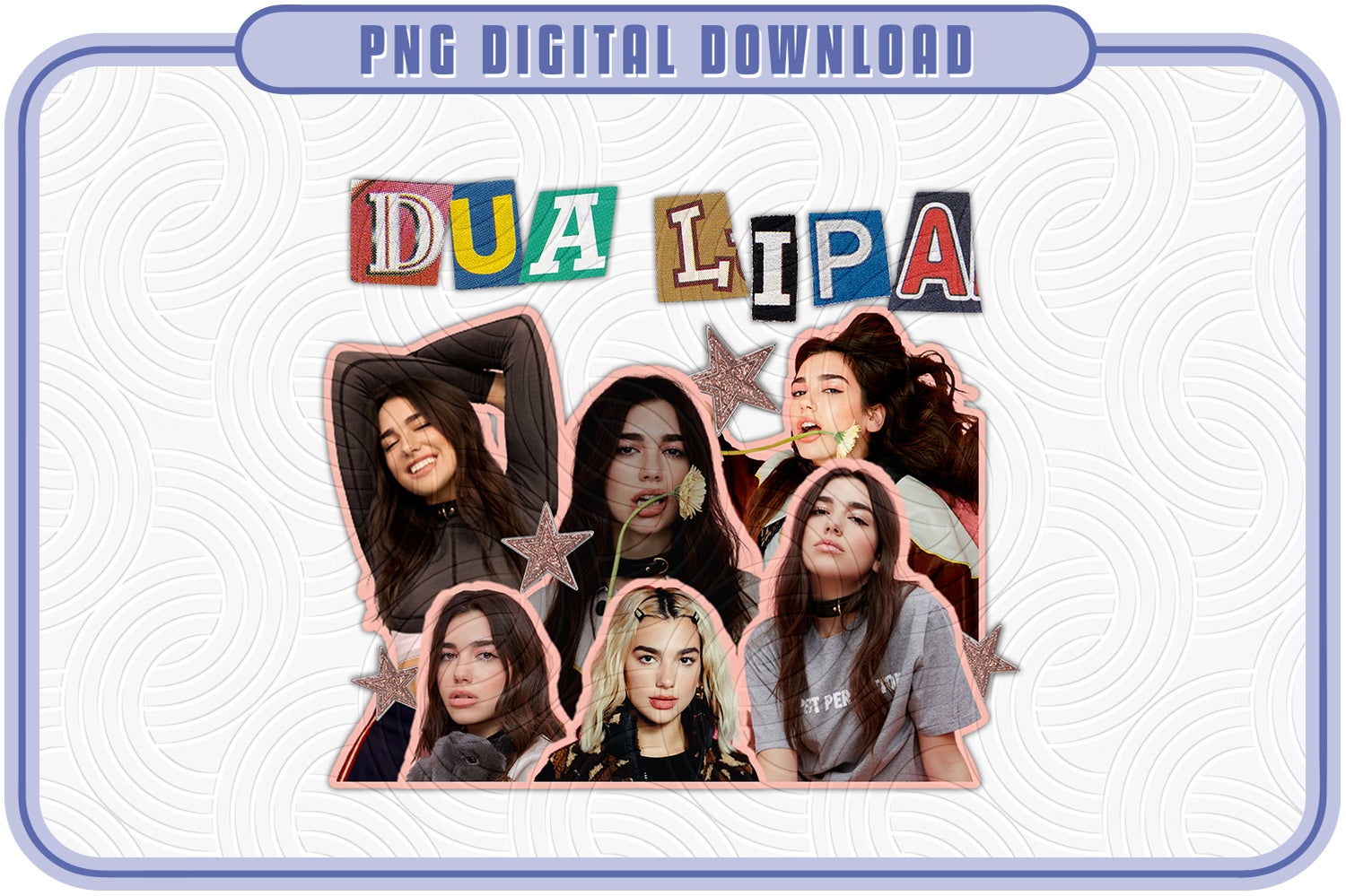 Dua Lipa Design, Digital File download, designs for Shirts, Tumbler ...