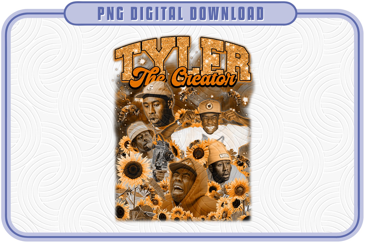 Tyler Creator Design, Digital File download, designs for Shirts ...