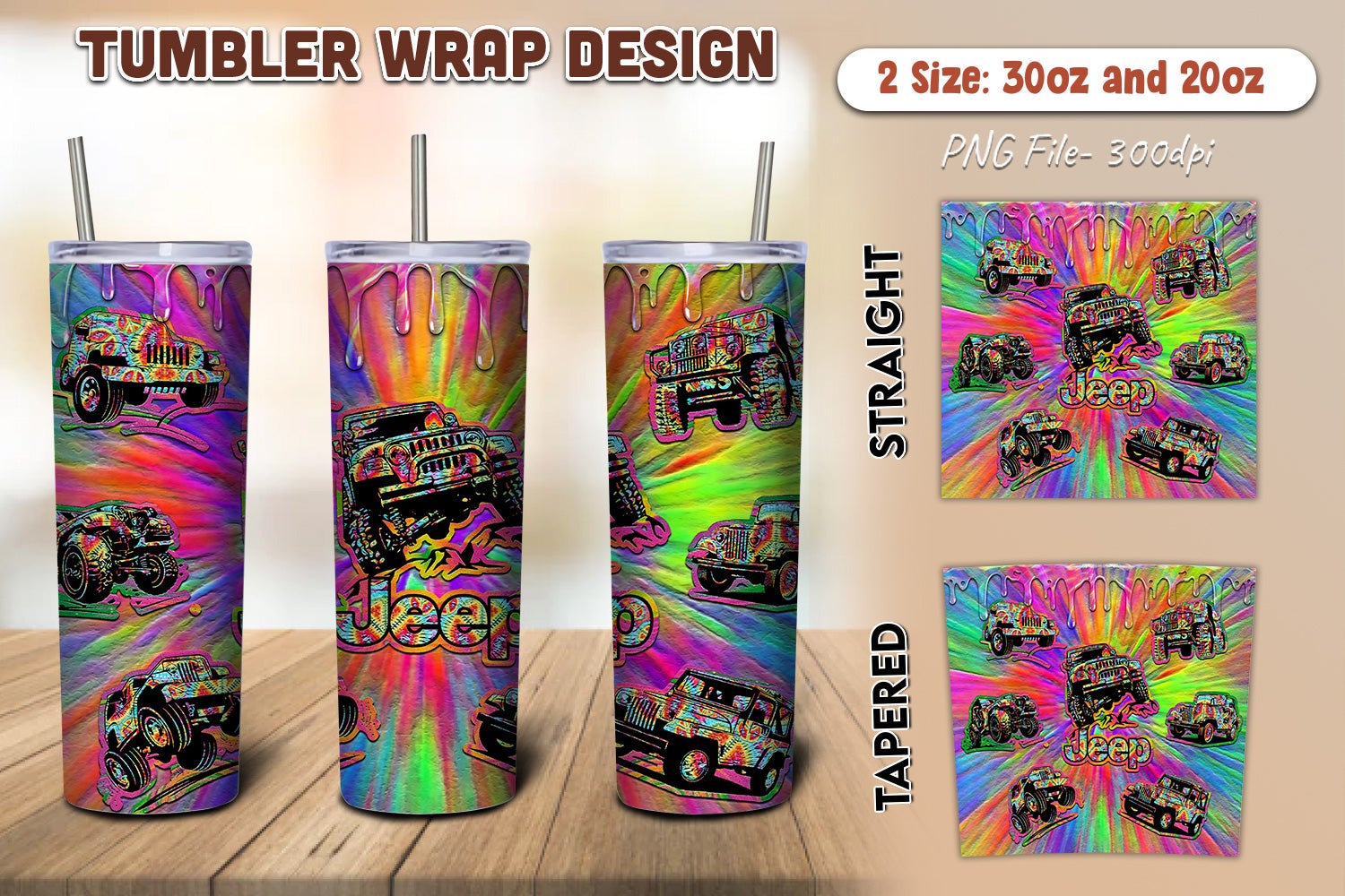 Jeep Life Camo Tumbler Design, Skinny Tumbler Sublimation Designs for ...