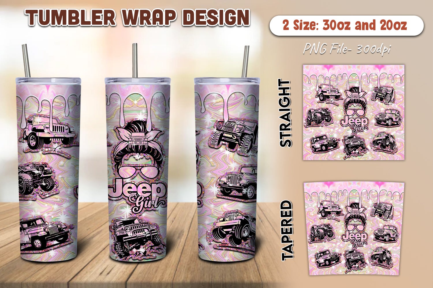 Jeep For Life Tumbler Design, Skinny Tumbler Sublimation Designs for ...