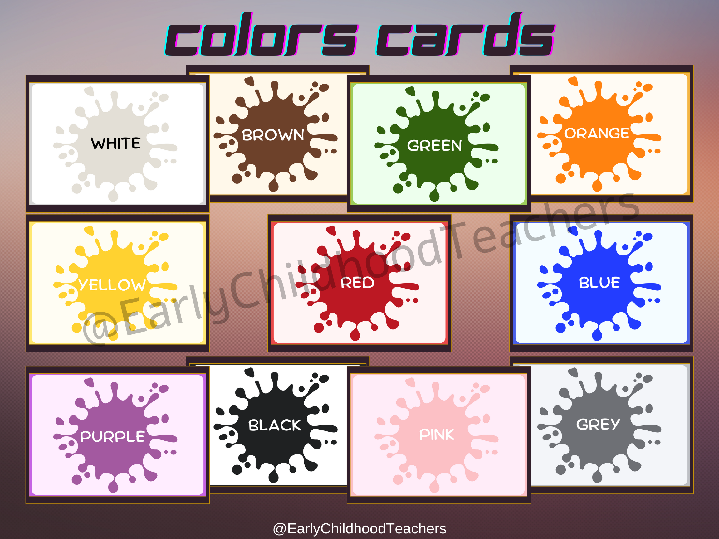 Colors Cards - Payhip