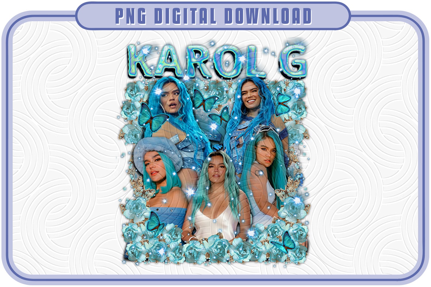 Karol G Design, Digital File download, designs for Shirts, Tumbler ...