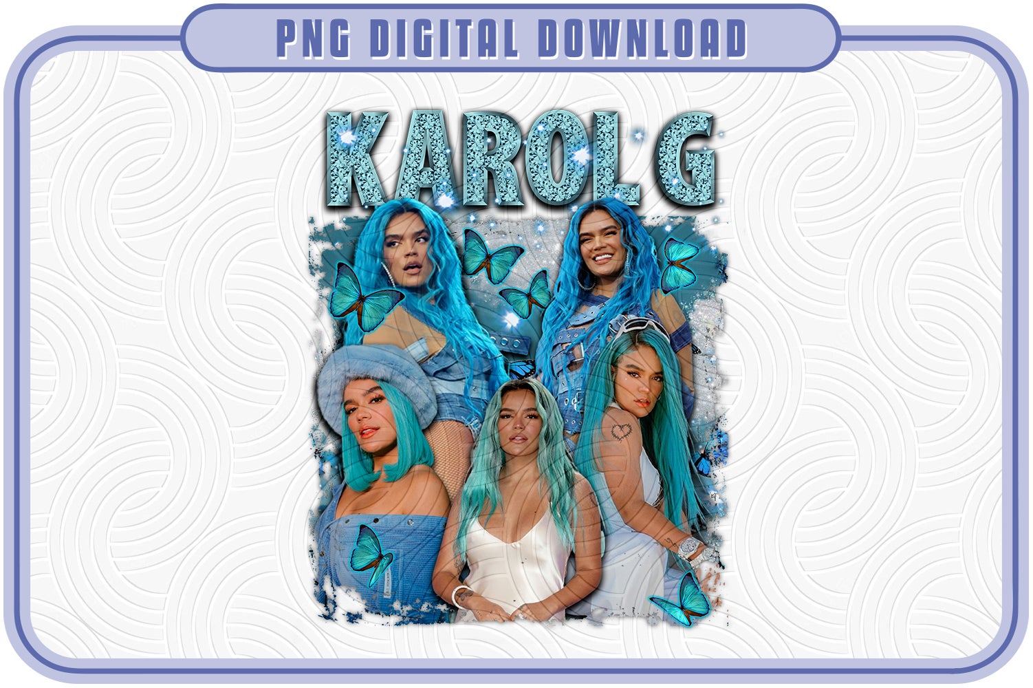 Karol G Design, Digital File download, designs for Shirts, Tumbler ...