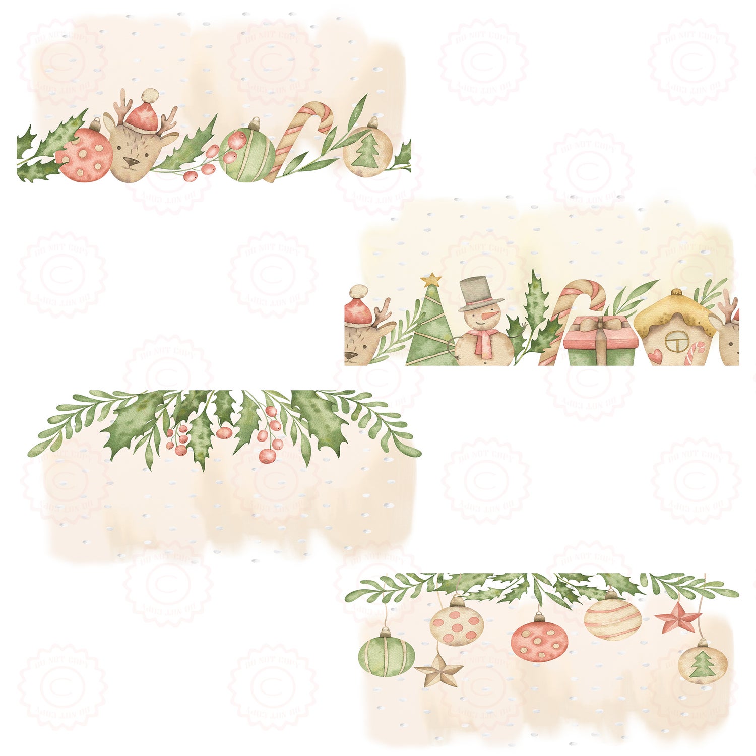 Christmas Border Mug Wraps - Payhip
