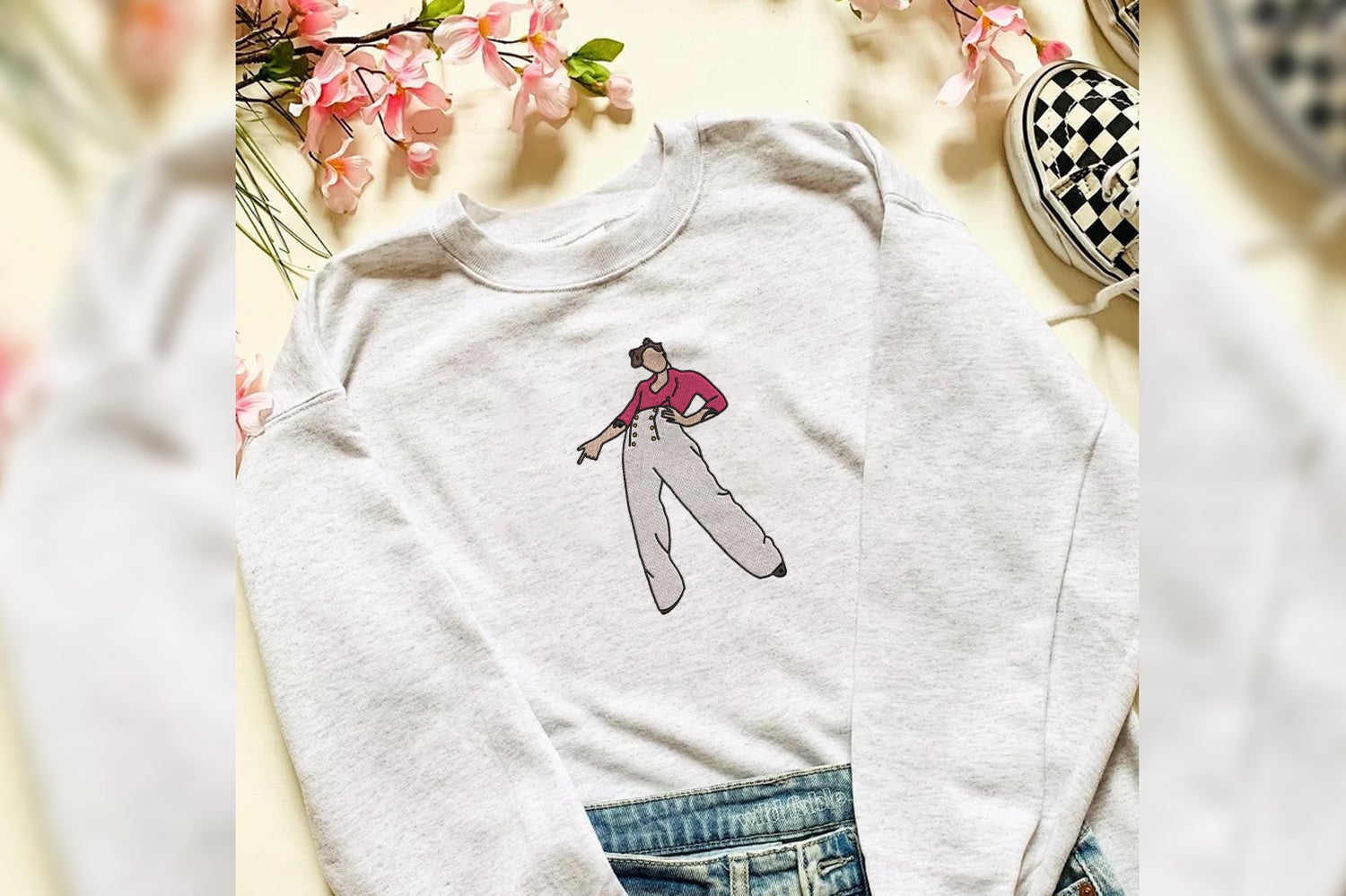 Harry Styles Machine Embroidery Design, Harry Styles Digital File ...