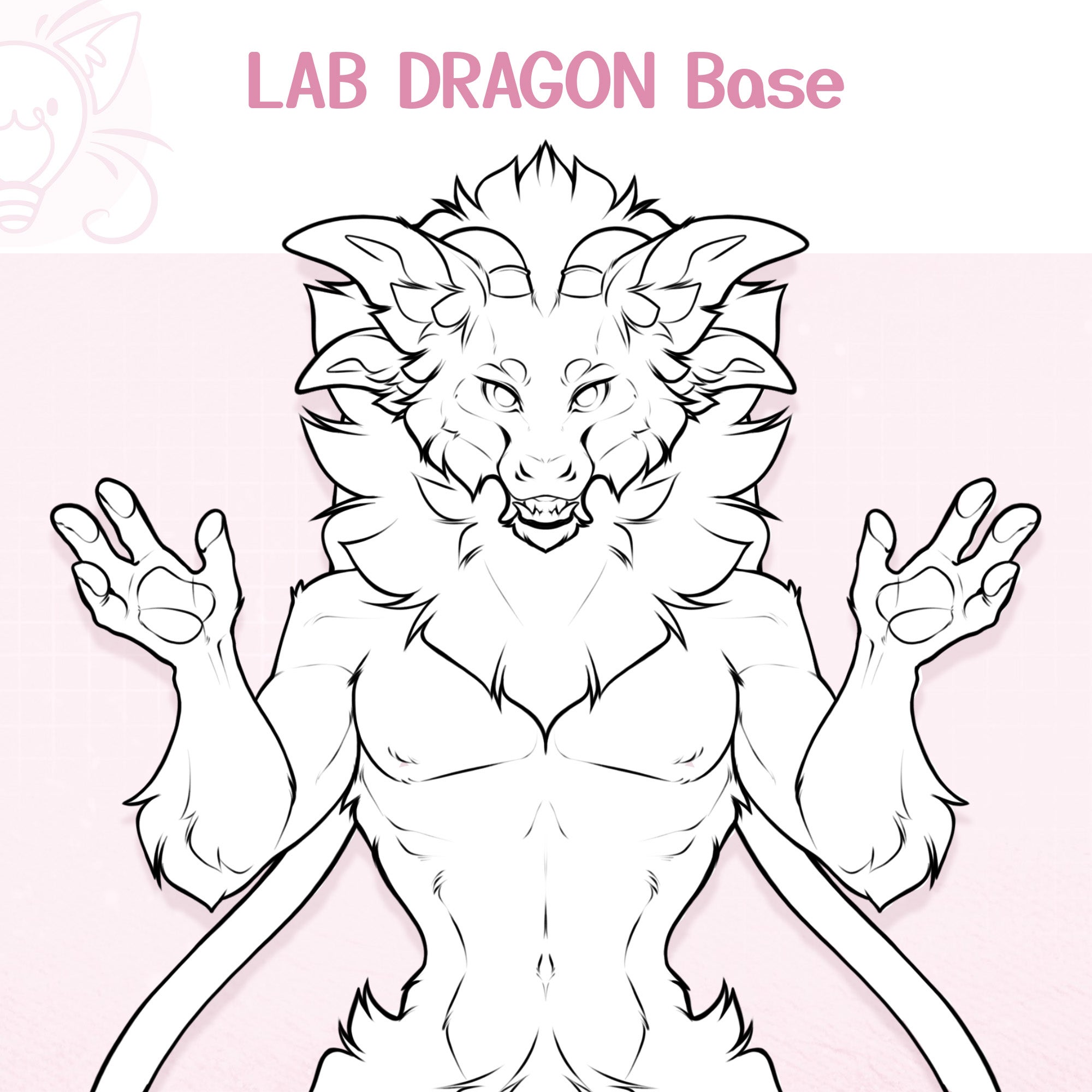Lab Dragon (Species) Base - Payhip