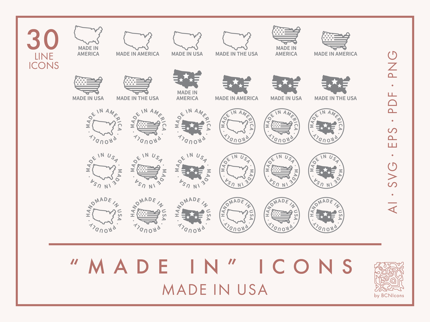 BCNIcons - Icons & Clip Art for Creative Small Businesses