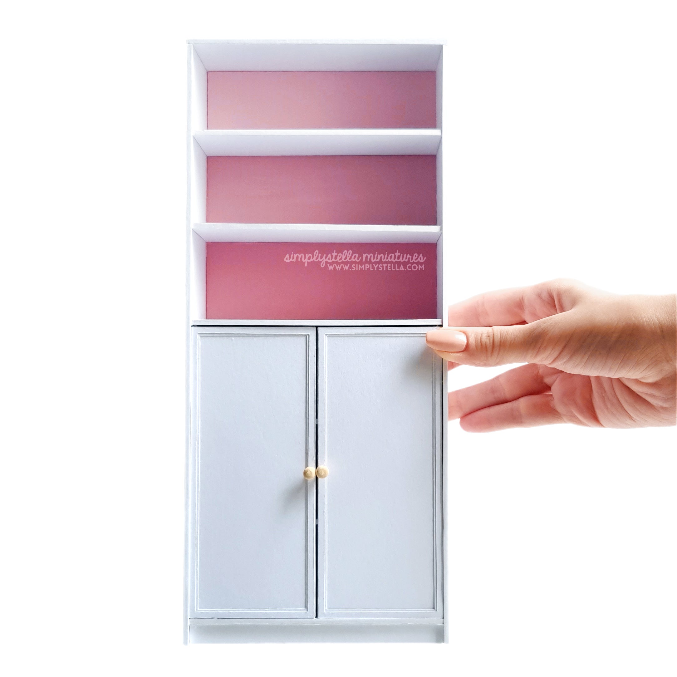 Miniature BOOKCASE for BARBIE DOLLS and DOLLHOUSE | SVG SILHOUETTE ...