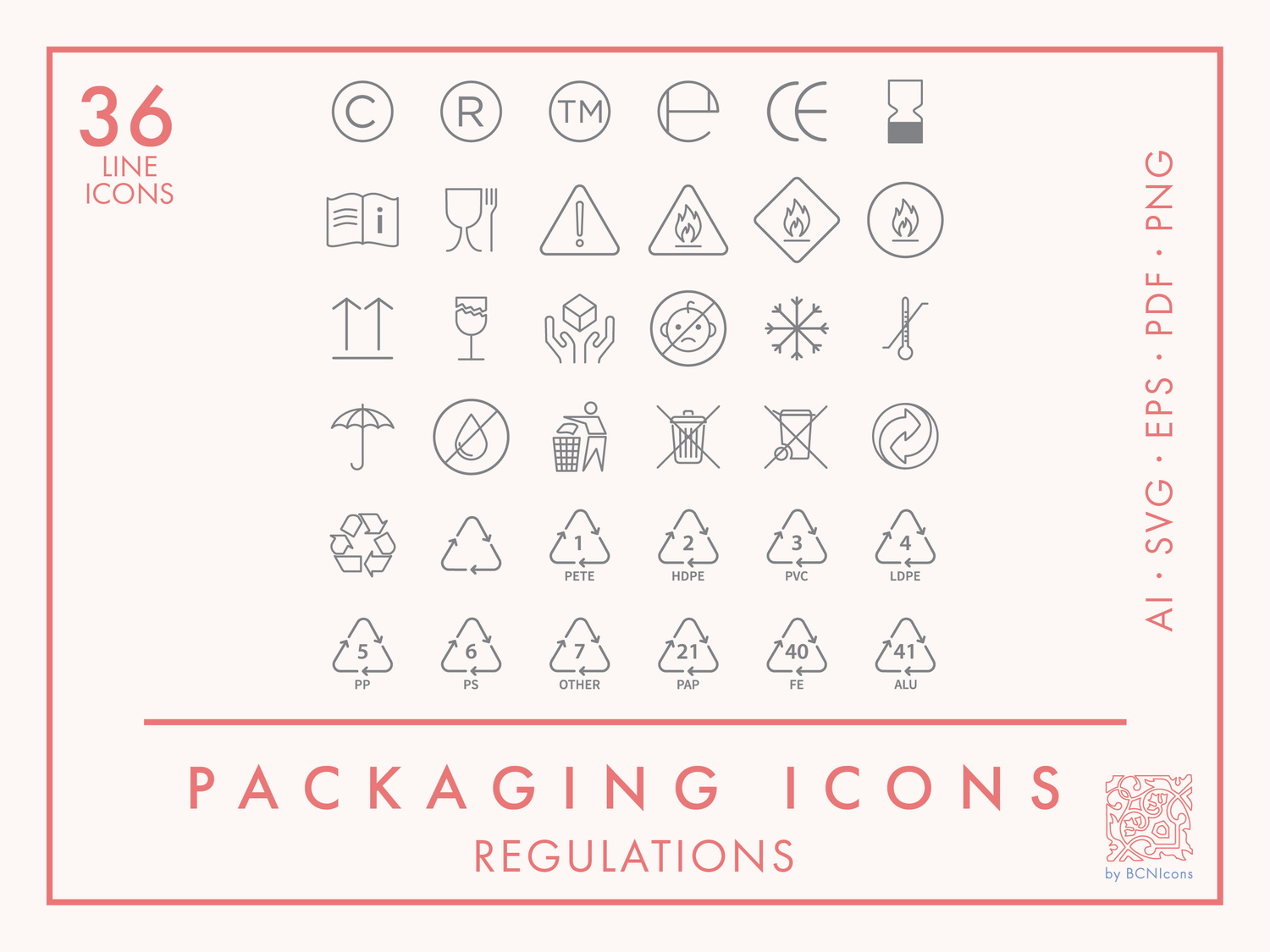 BCNIcons - Icons & Clip Art for Creative Small Businesses