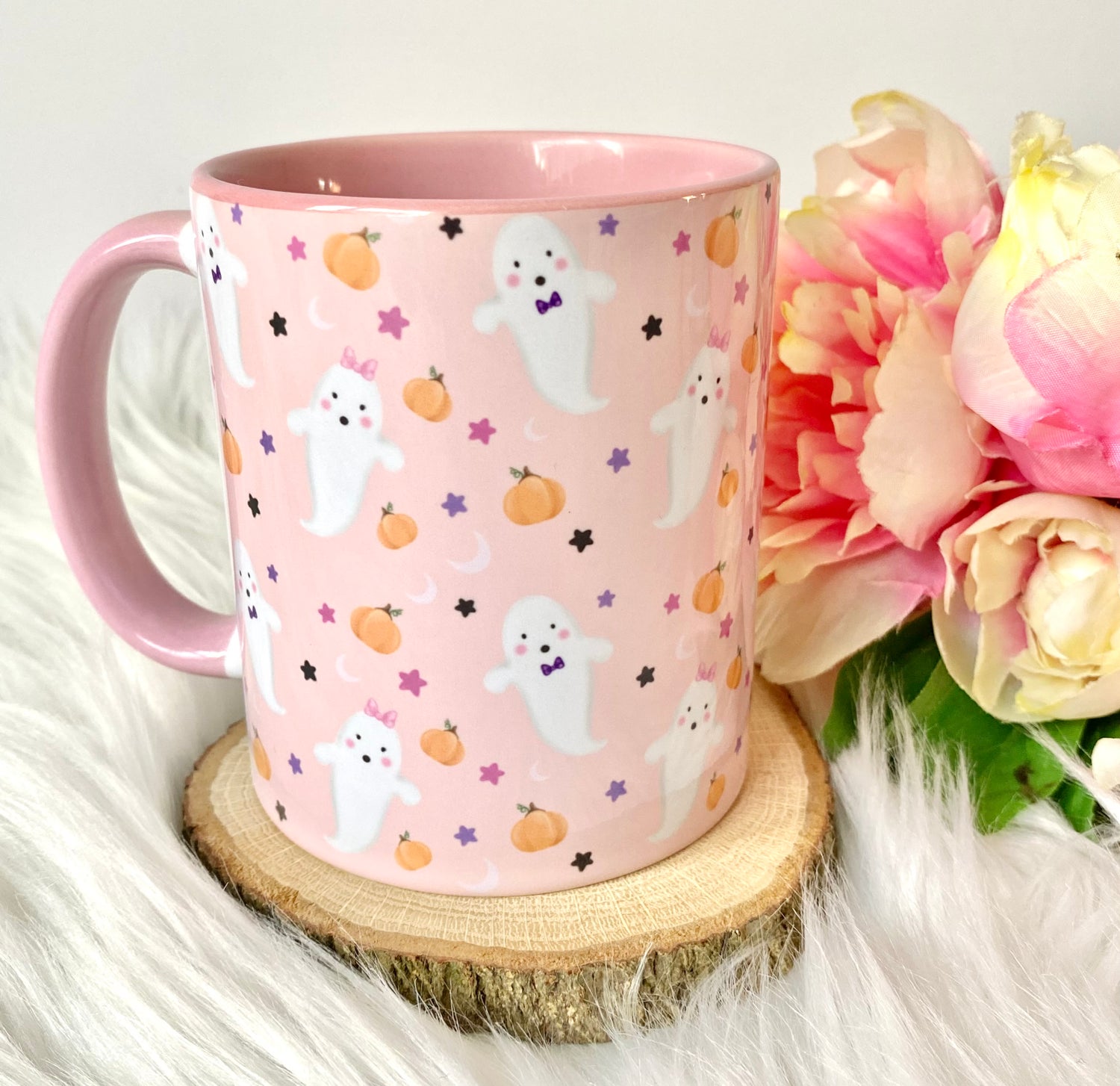 Pink Ghosts Mug Wrap PNG - Payhip