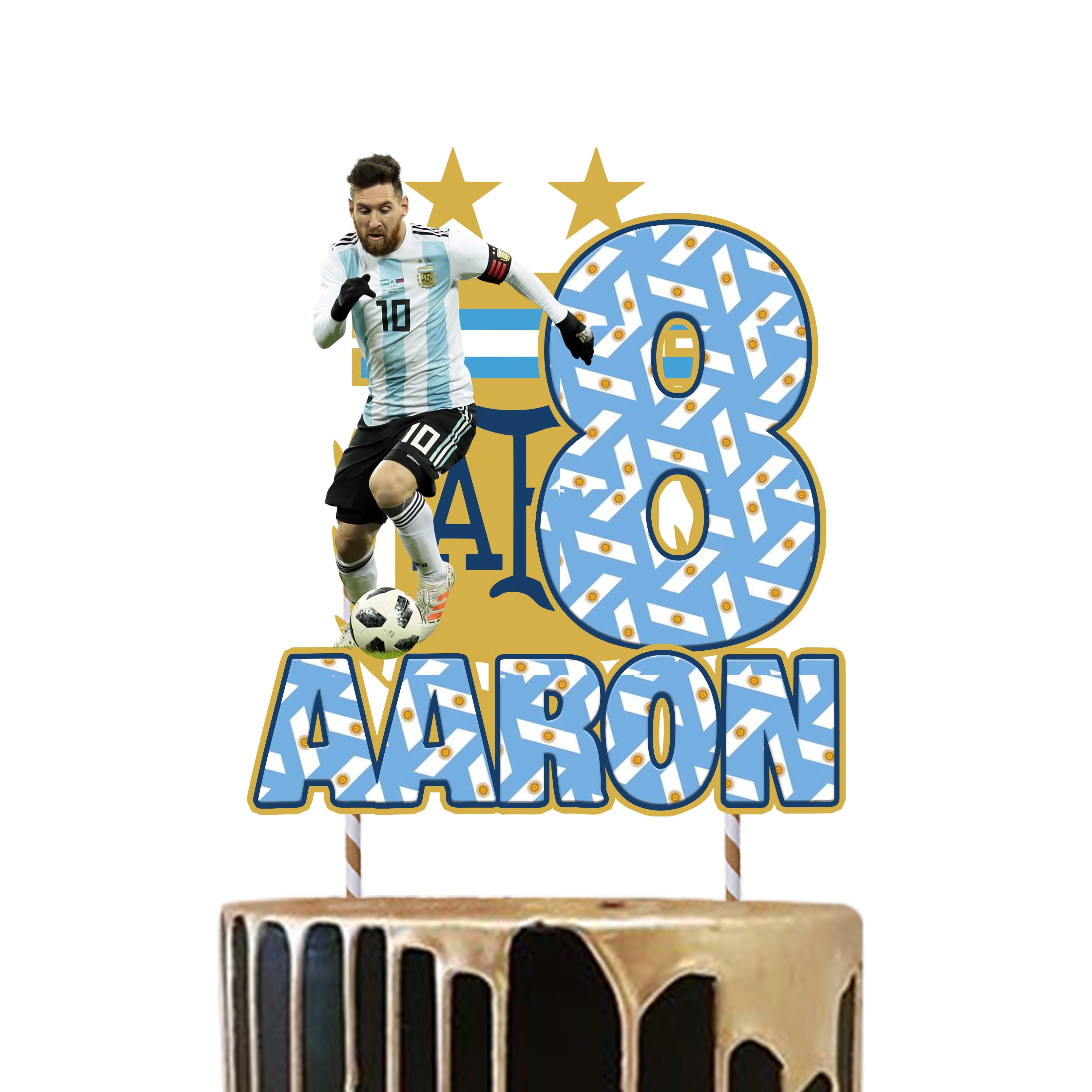 MESSI CAKE TOPPER - Payhip