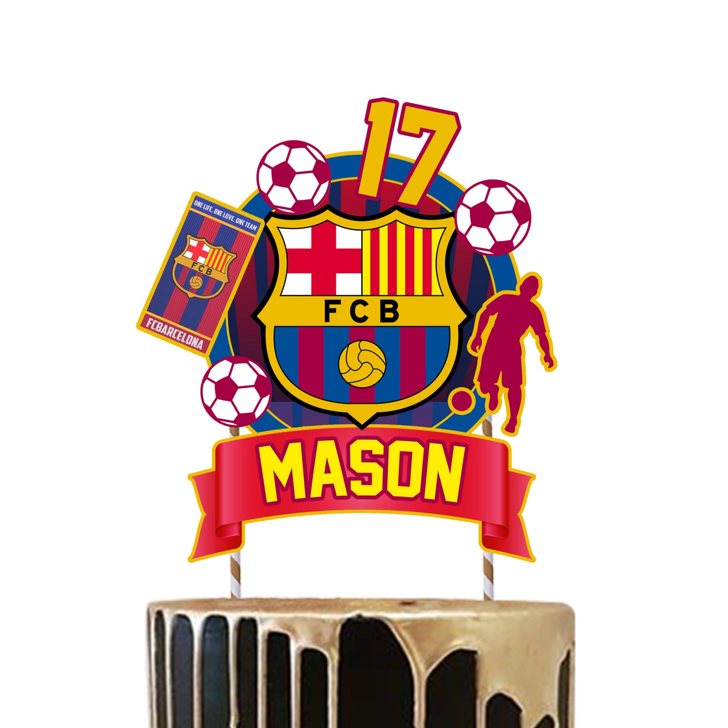 BARCELONA CAKE TOPPER - Payhip