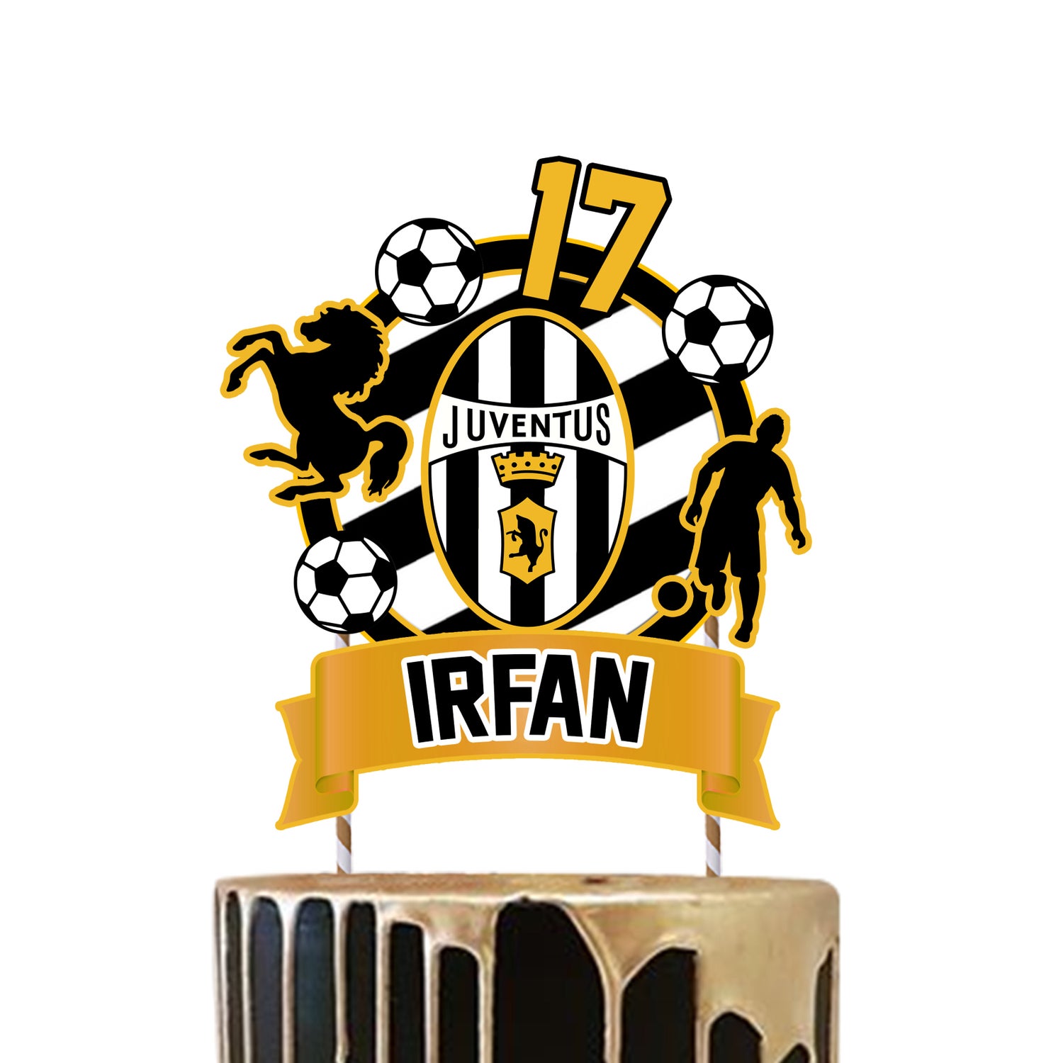 JUVENTUS CAKE TOPPER - Payhip