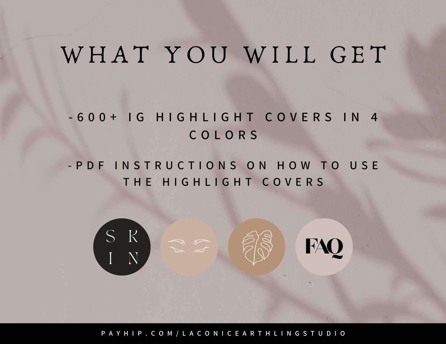 600 Minimalist Instagram Highlight Covers | Neutral Story Instagram ...