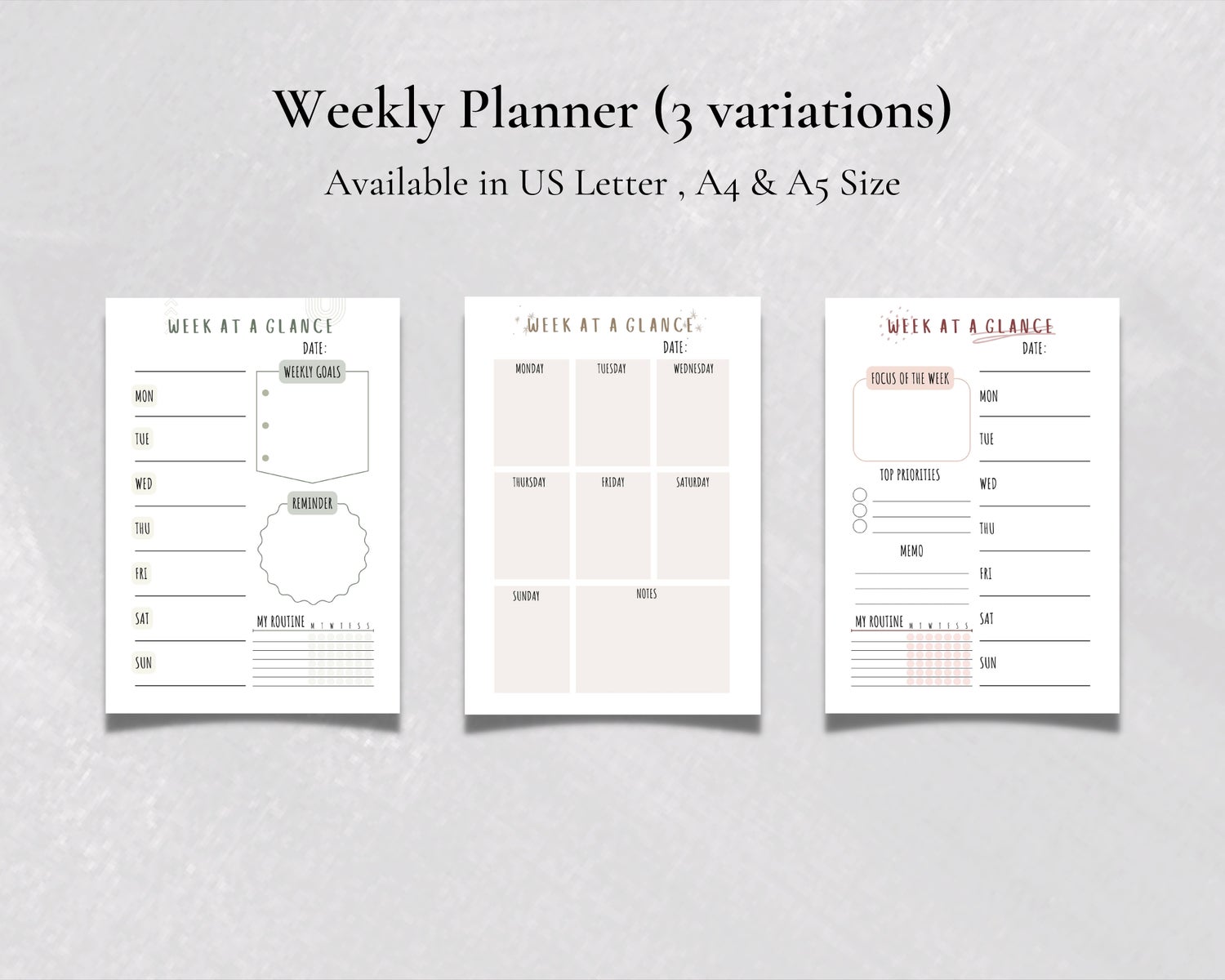 Monthly Planner & Review Inserts - Payhip