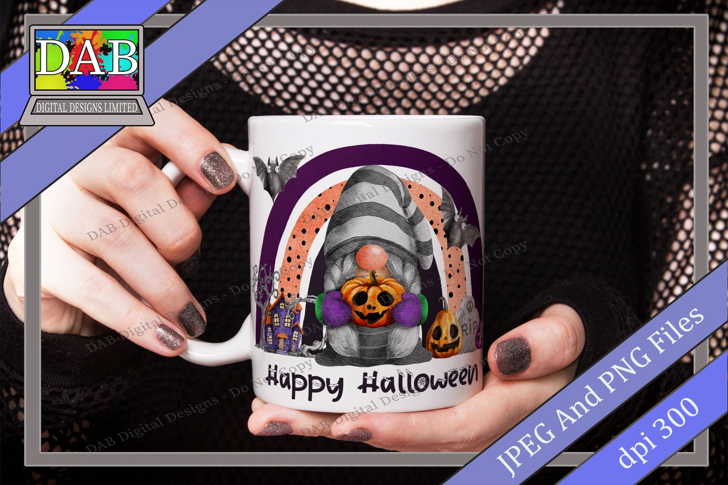 Spooky Halloween Rainbow Designs set of 16 - Payhip