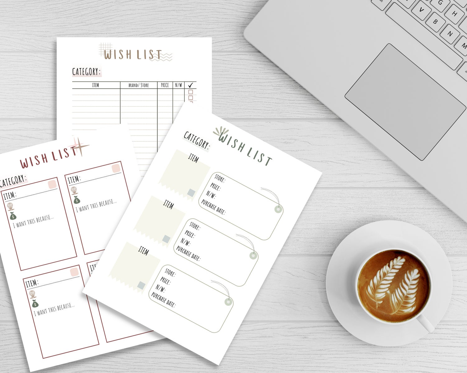 Wish List Inserts - Payhip