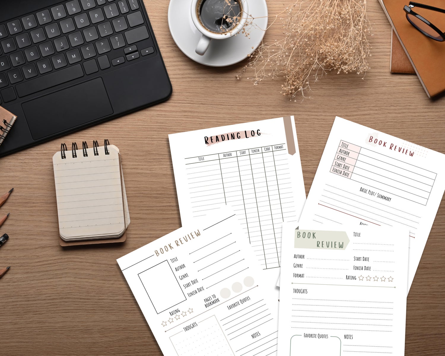 Reading Journal Inserts - Payhip