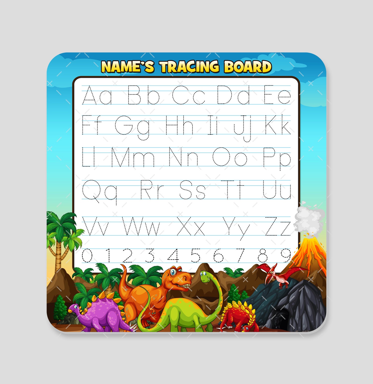 Alphabet Writing Board (Square Version) - Payhip