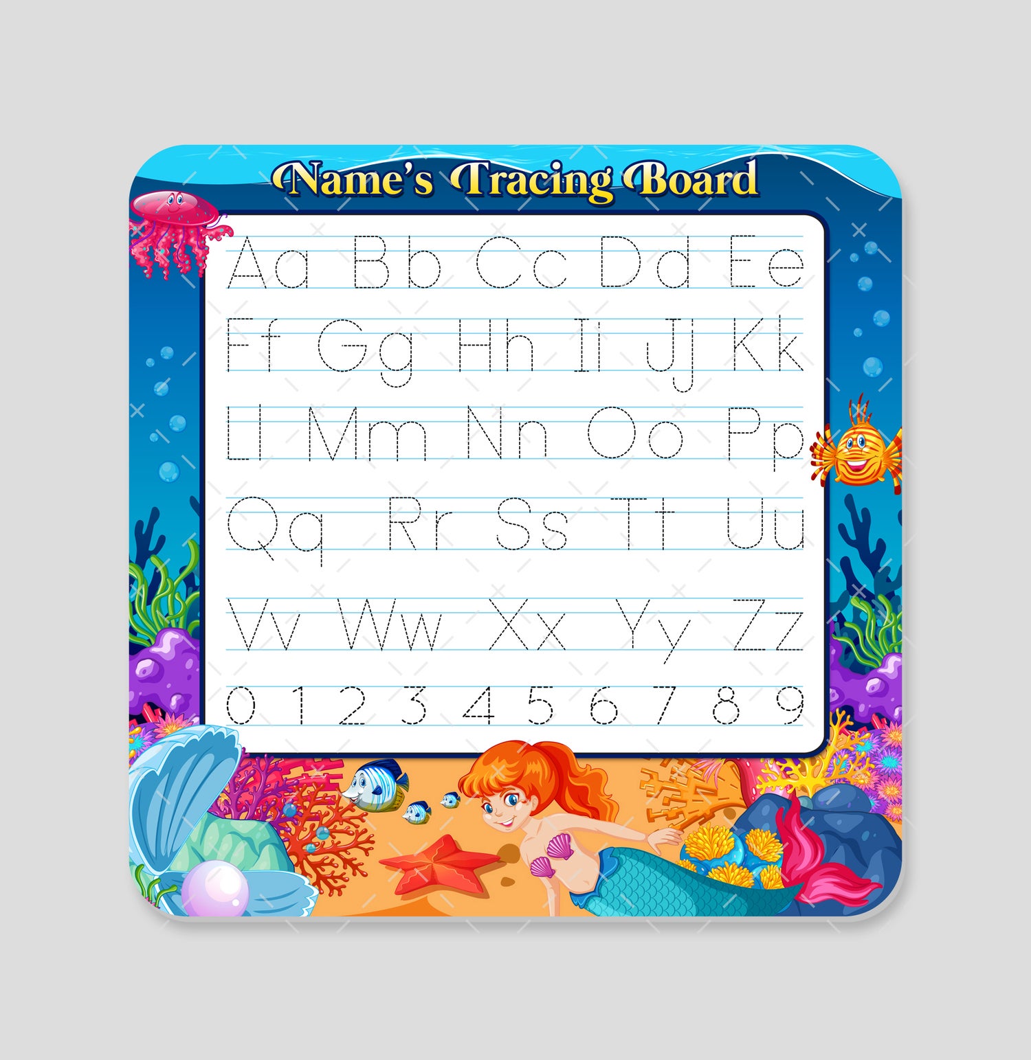 Alphabet Writing Board (Square Version) - Payhip