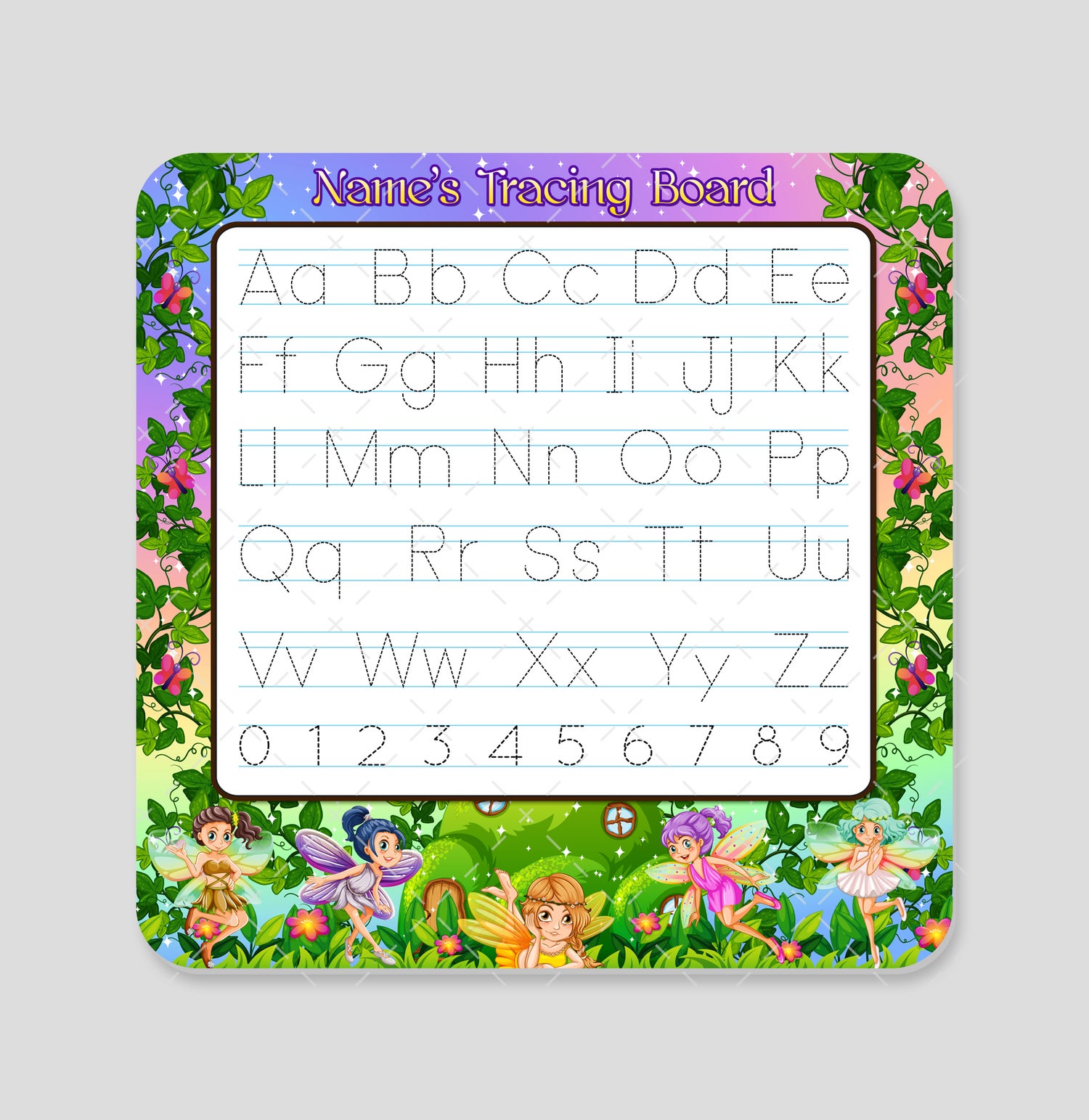 Alphabet Writing Board (Square Version) - Payhip