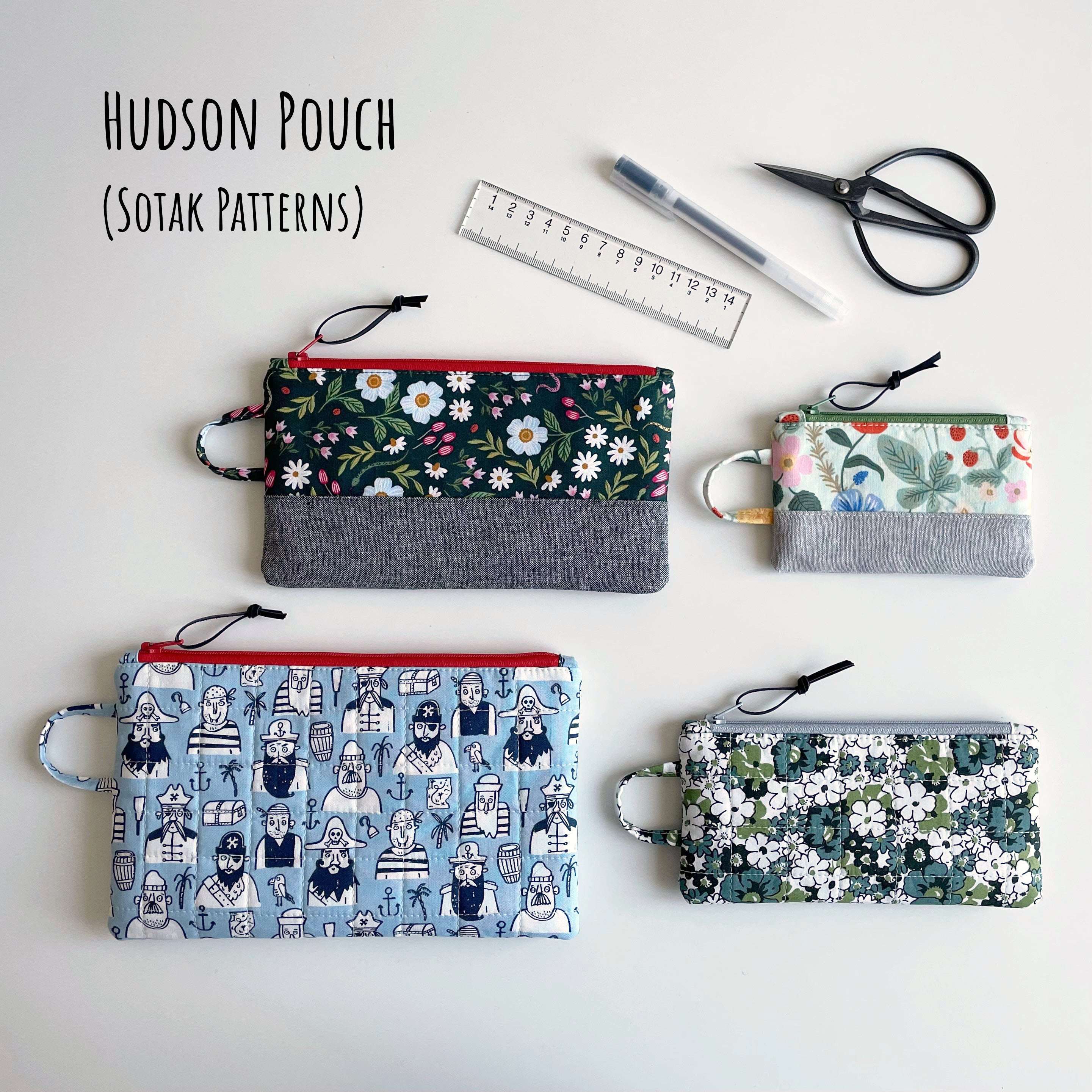 Hudson Pouch (four sizes) - Payhip