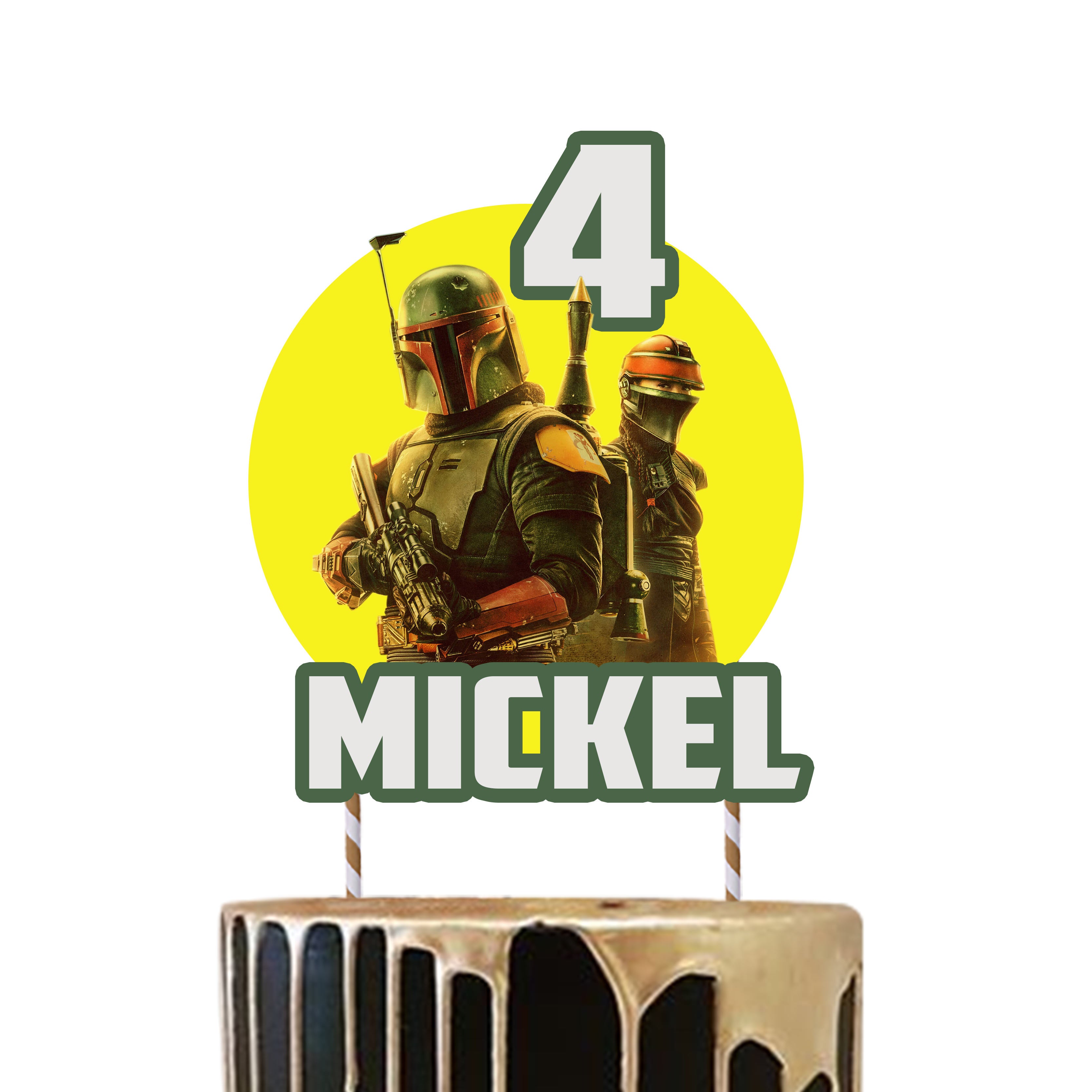 BOBA FEET CAKE TOPPER - Payhip