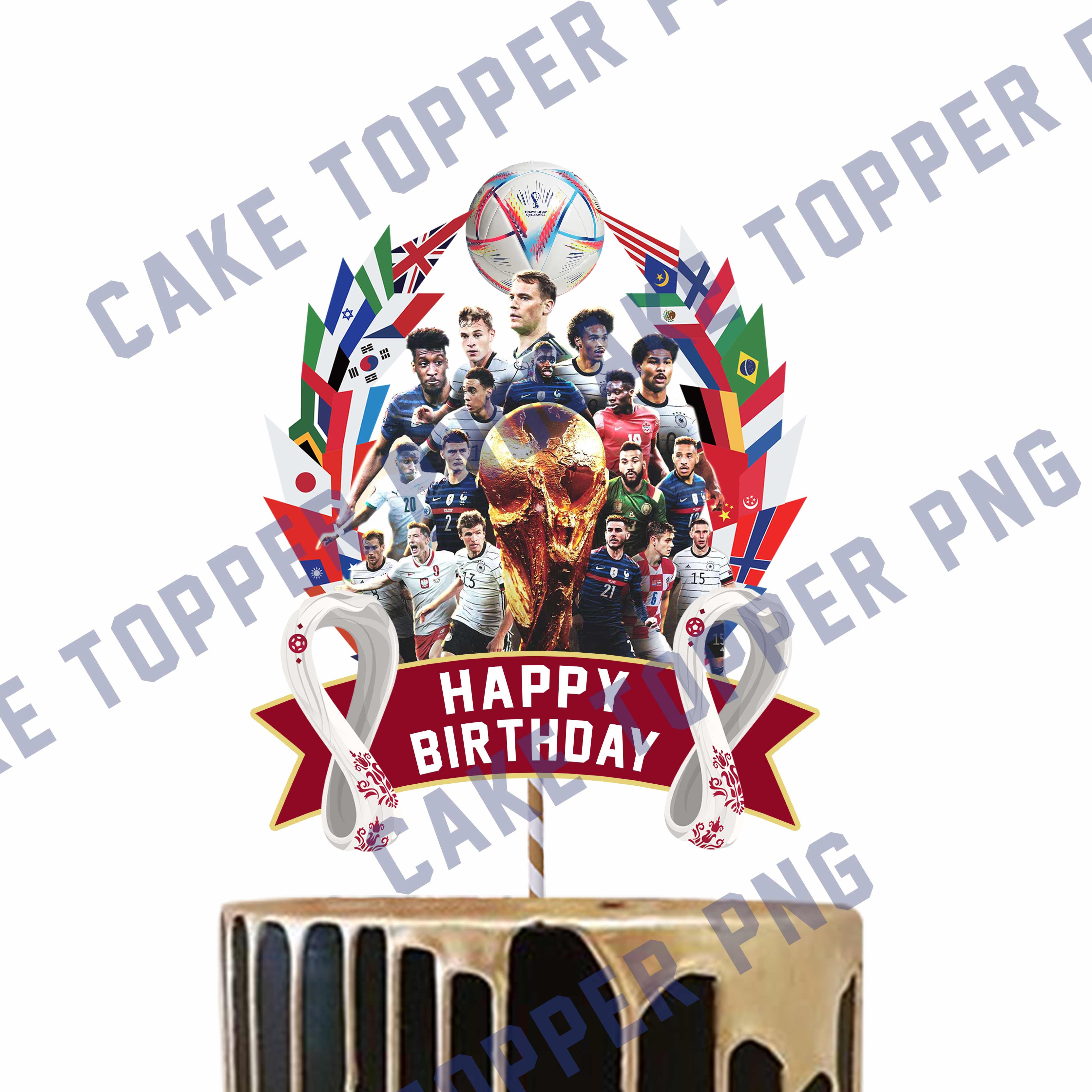 FIFA WORLD CUP CAKE TOPPER - Payhip