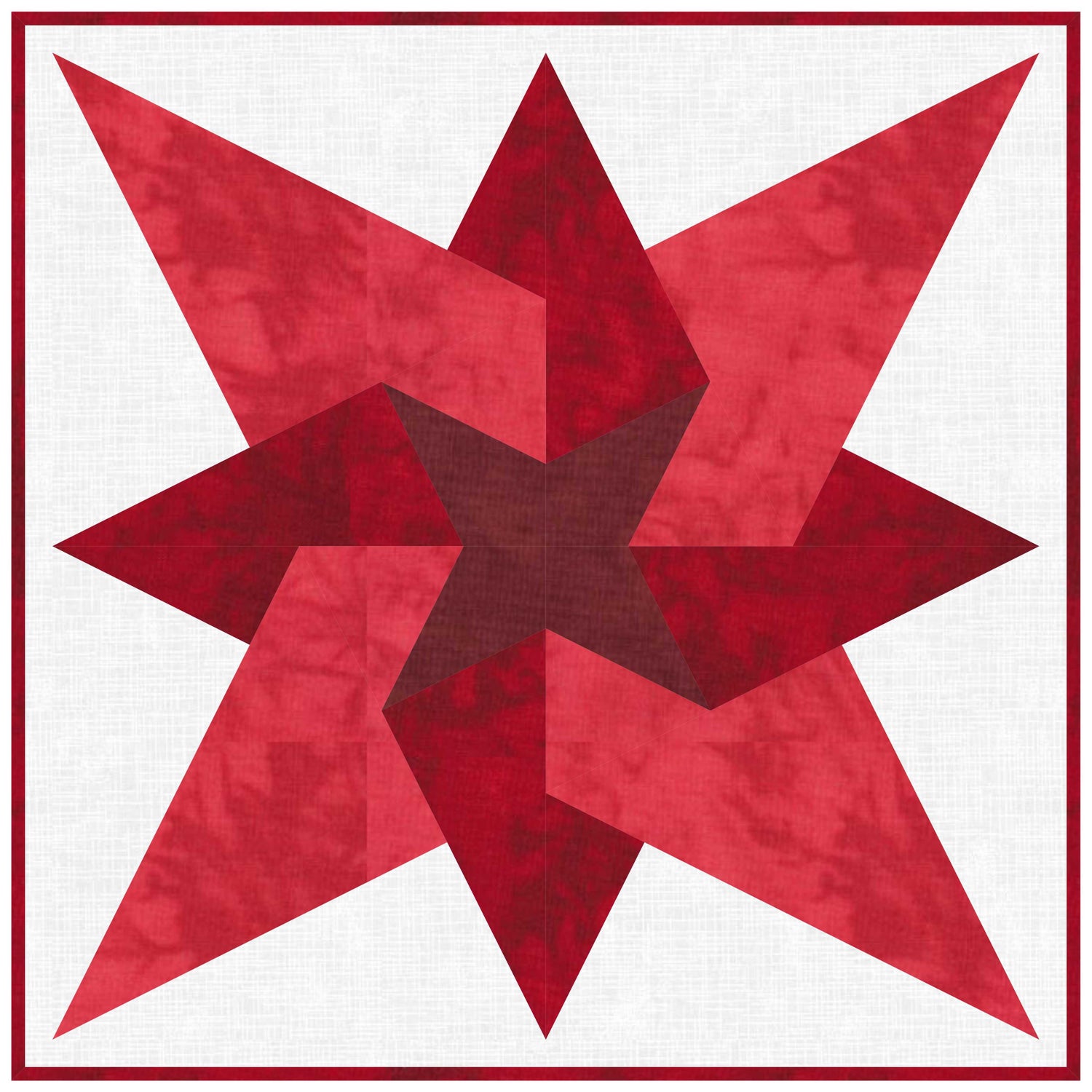 Tangled Stars – ten size FPP Pattern (PDF Download) - Payhip