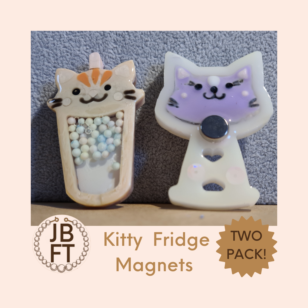 Kitty Fridge Magnets (Two Pack) - Payhip