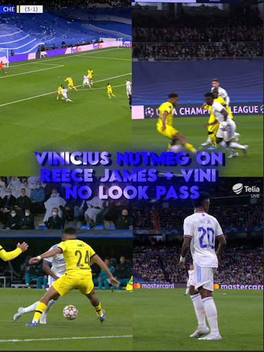 vinicius nutmeg on reece james vini no look pass - Payhip