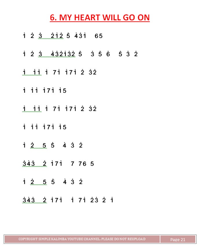 KALIMBA EASY TUTORIAL BOOK 1 - Payhip