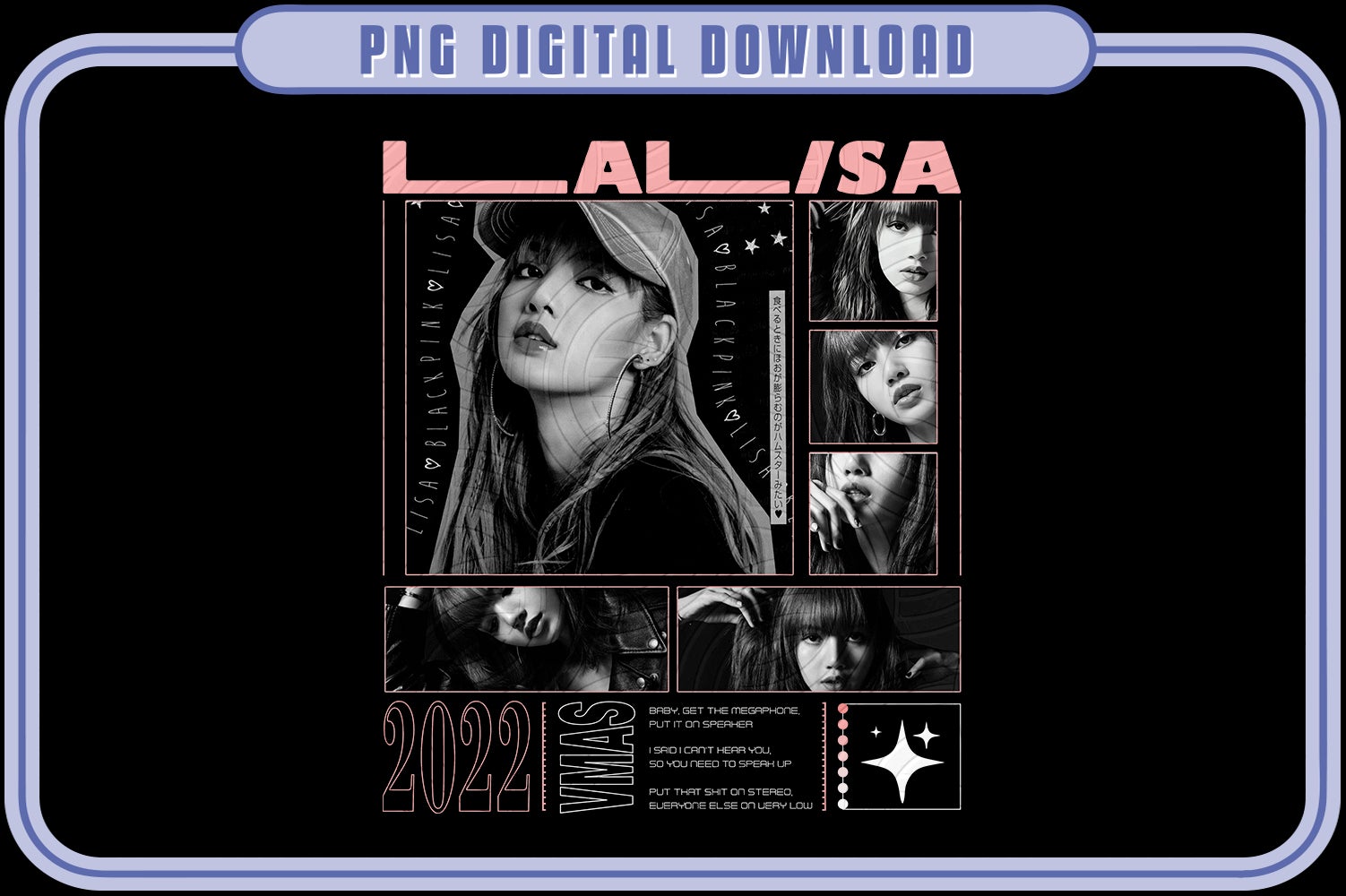 LISA Shirt, Lisa Blackpink Shirt Vintage Retro, Blackpink T-Shirt, Rose ...