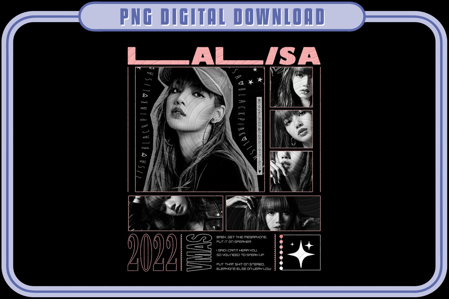 LISA Shirt, Lisa Blackpink Shirt Vintage Retro, Blackpink T-Shirt, Rose ...