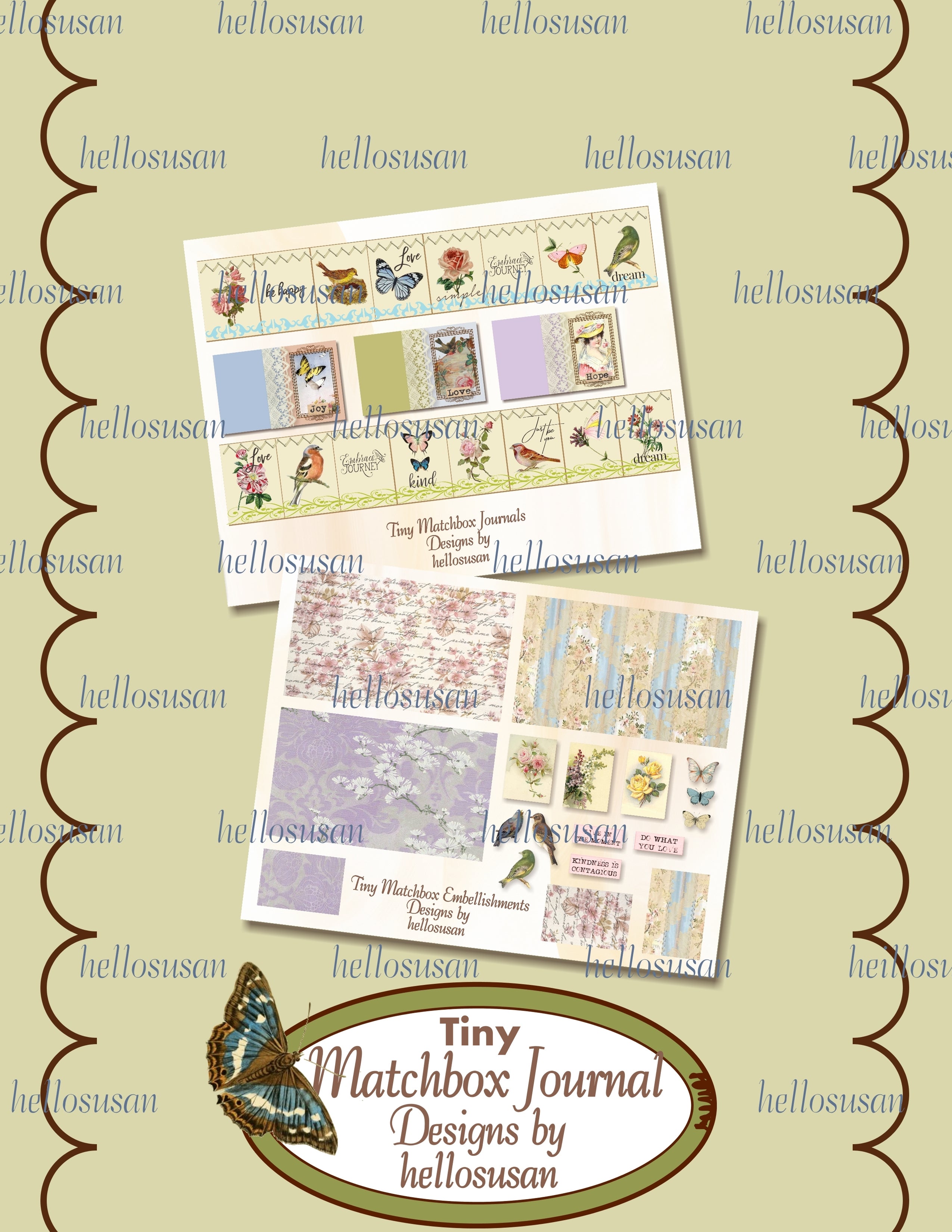 Tiny Matchbox Journal Digital Kit - Payhip