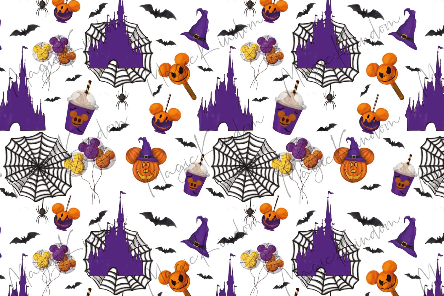Disney Magic Kingdom digital paper Halloween pumpkin png Sublimation download printable - Payhip